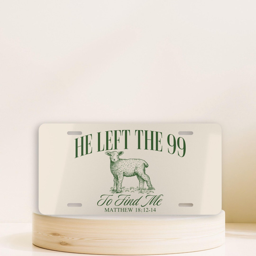 Christian License Plate, Trendy Bible Verse License Plate, Cute Car ...