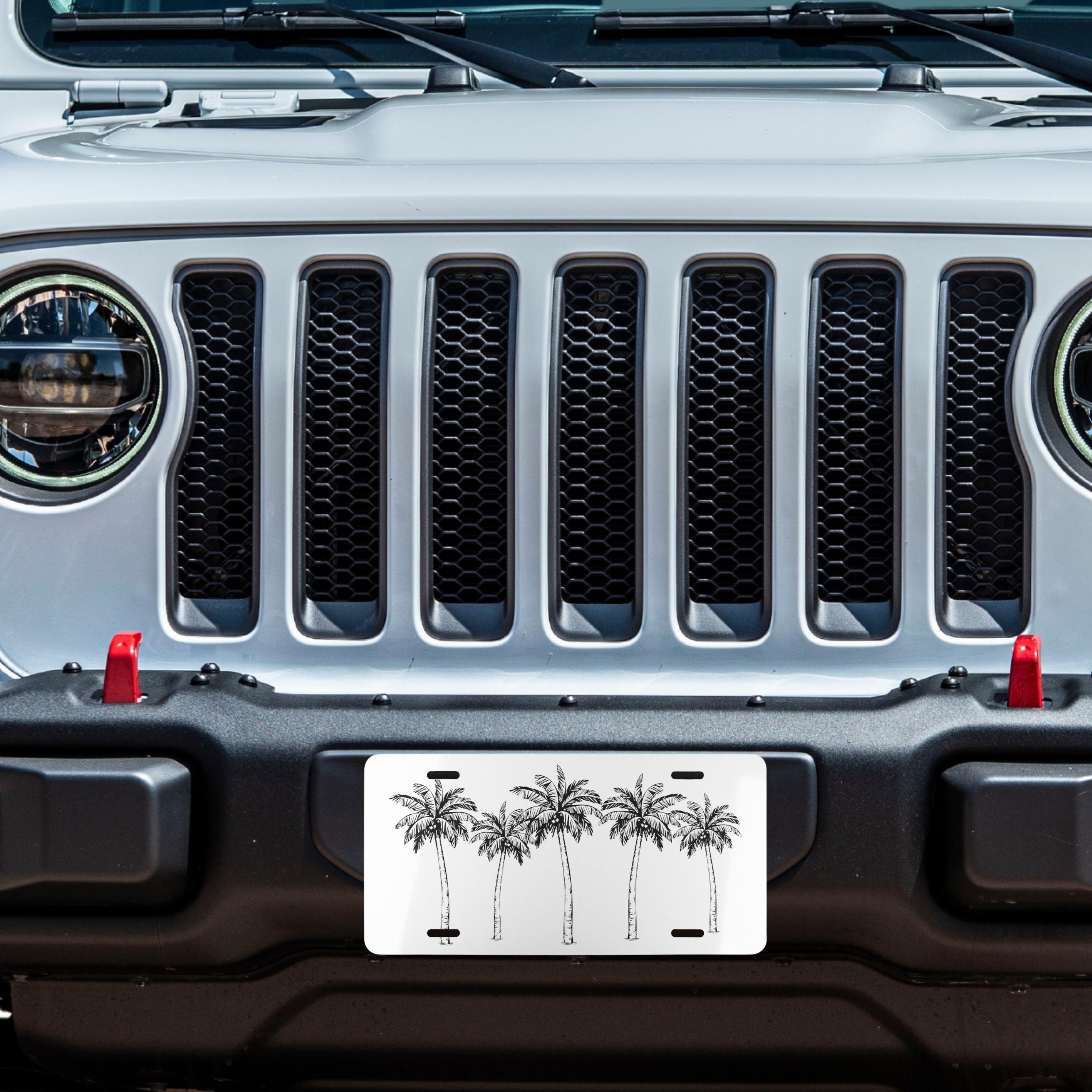 Palm Tree License Plate, Coastal License Plate, Beach Front License ...