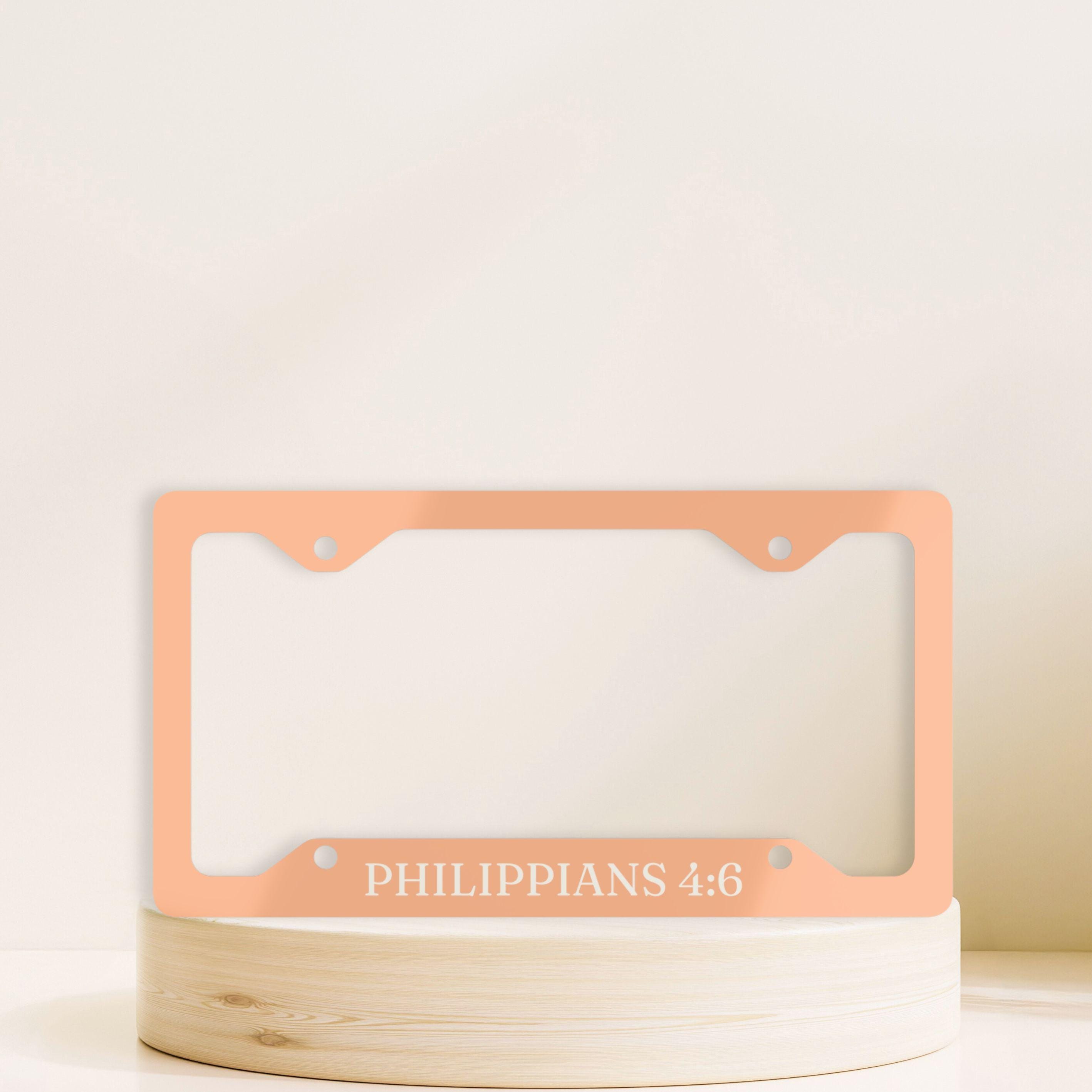 Custom Bible Verse License Plate Frame, Christian Car Accessory, Faith ...