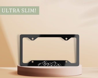 Retro License Plate Gradient License Plate Blue Front - Etsy