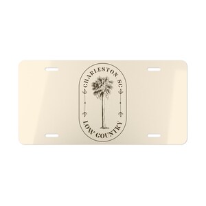 Charleston License Plate, Coastal License Plate, Southern Front License ...