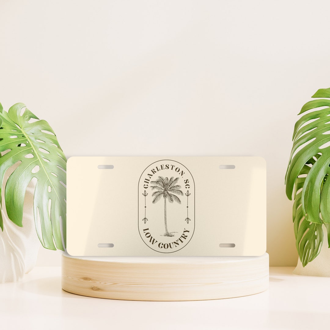 Charleston License Plate Coastal License Plate Southern - Etsy