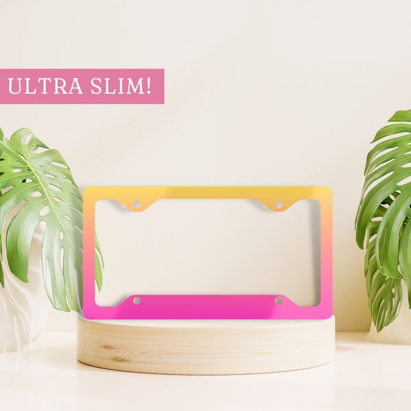 License Plate Frame - Etsy