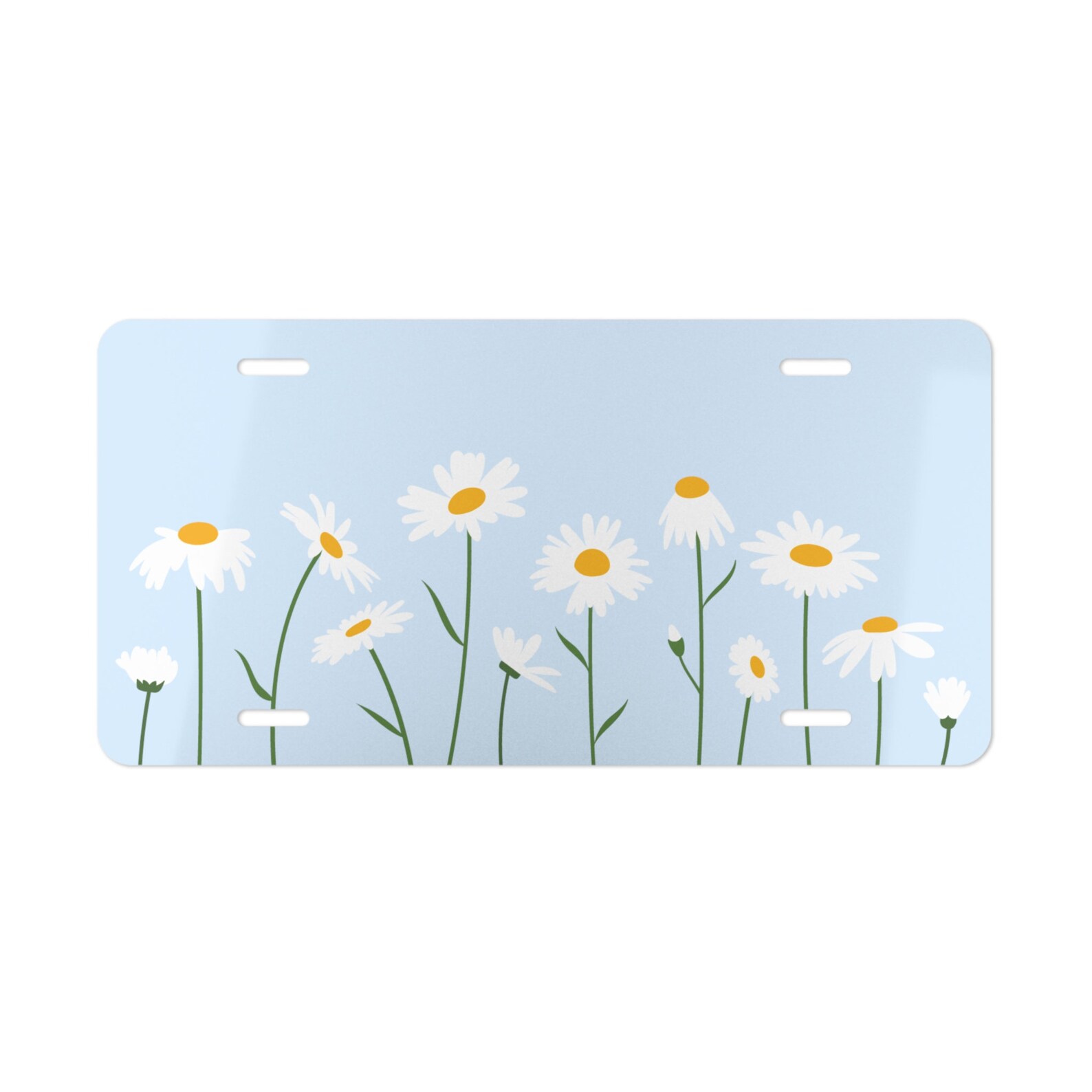 Daisy License Plate, Little Flower Front License Plate, Cute Car ...