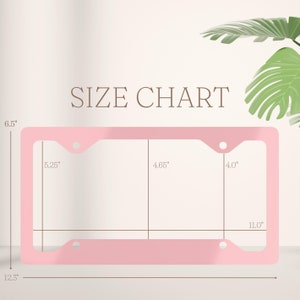 Daisy License Plate Frame Green License Plate Frame Floral - Etsy