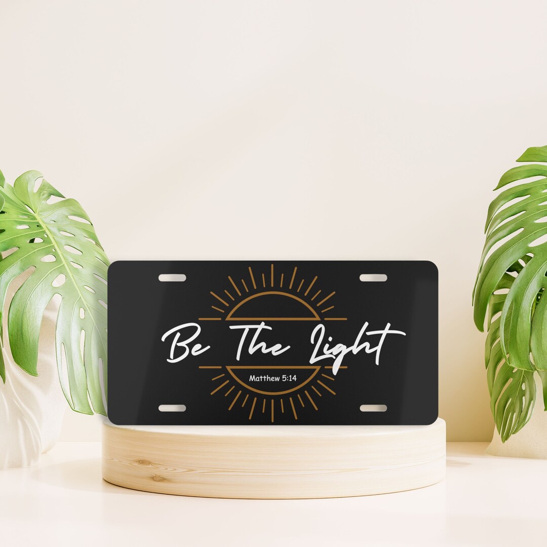 Christian License Plate, Bible Verse License Plate, Cute Car Accessory ...