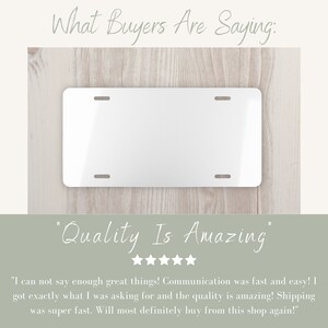 Christian License Plate, Bible Verse License Plate, Cute Car Accessory ...