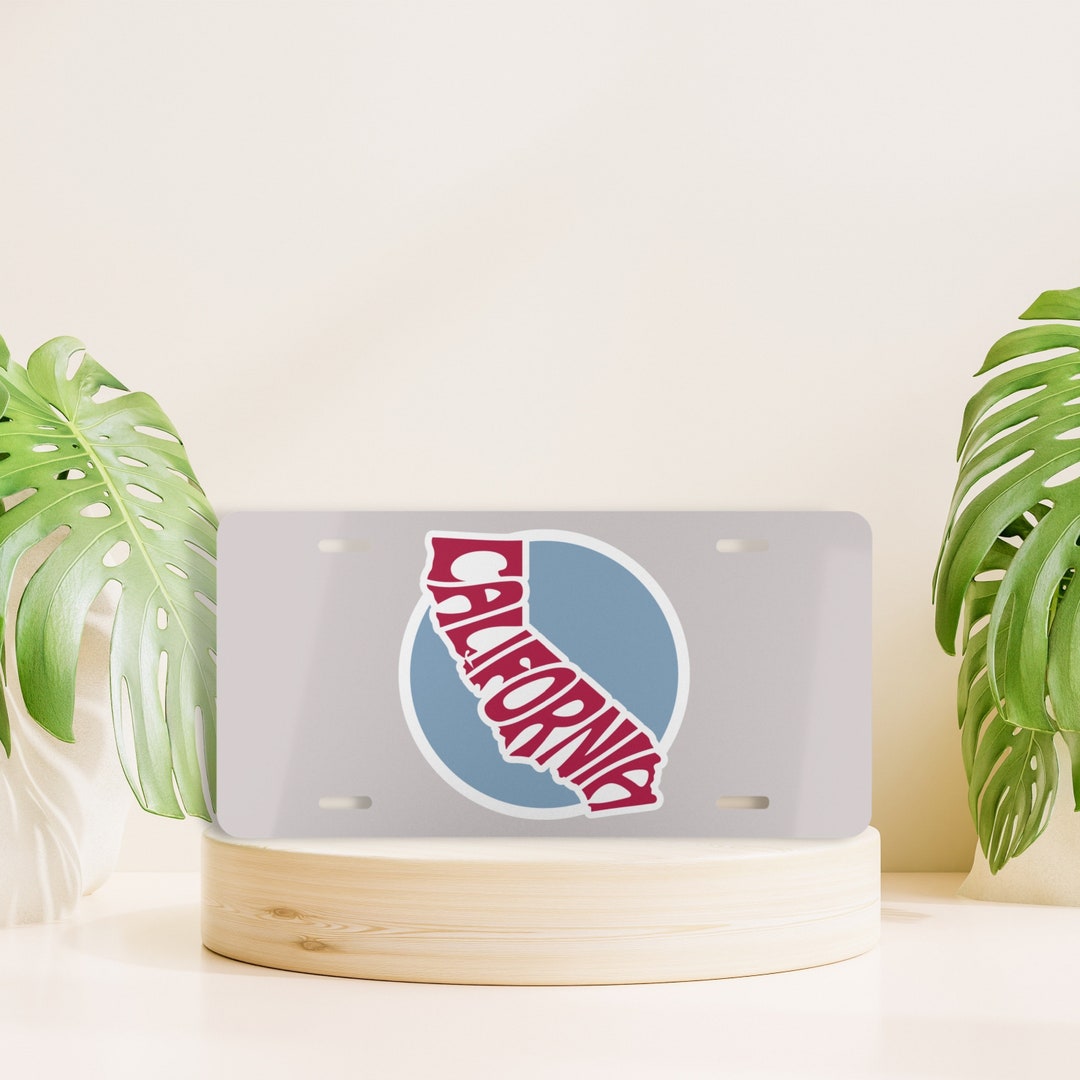 California License Plate, CA Decorative License Plate, Trendy Front ...
