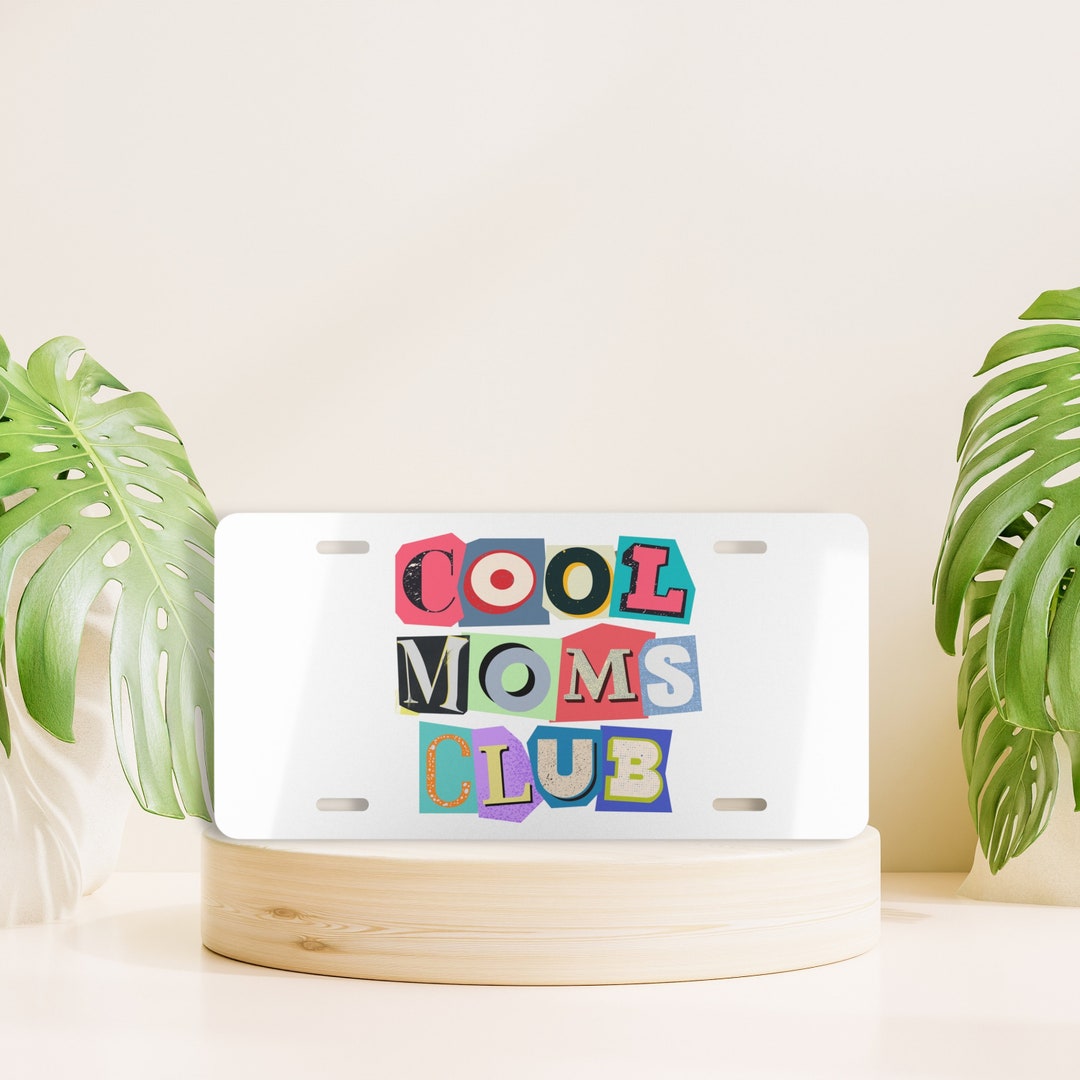 Mom Front License Plate, Retro License Plate, Cute Car Accessory, Mama ...