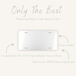 Green Palm Tree License Plate, Cute Car Accessory, Coastal License ...