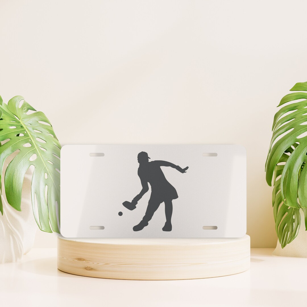 Pickleball License Plate, Pickleball Vanity Plate, Girls Pickleball ...