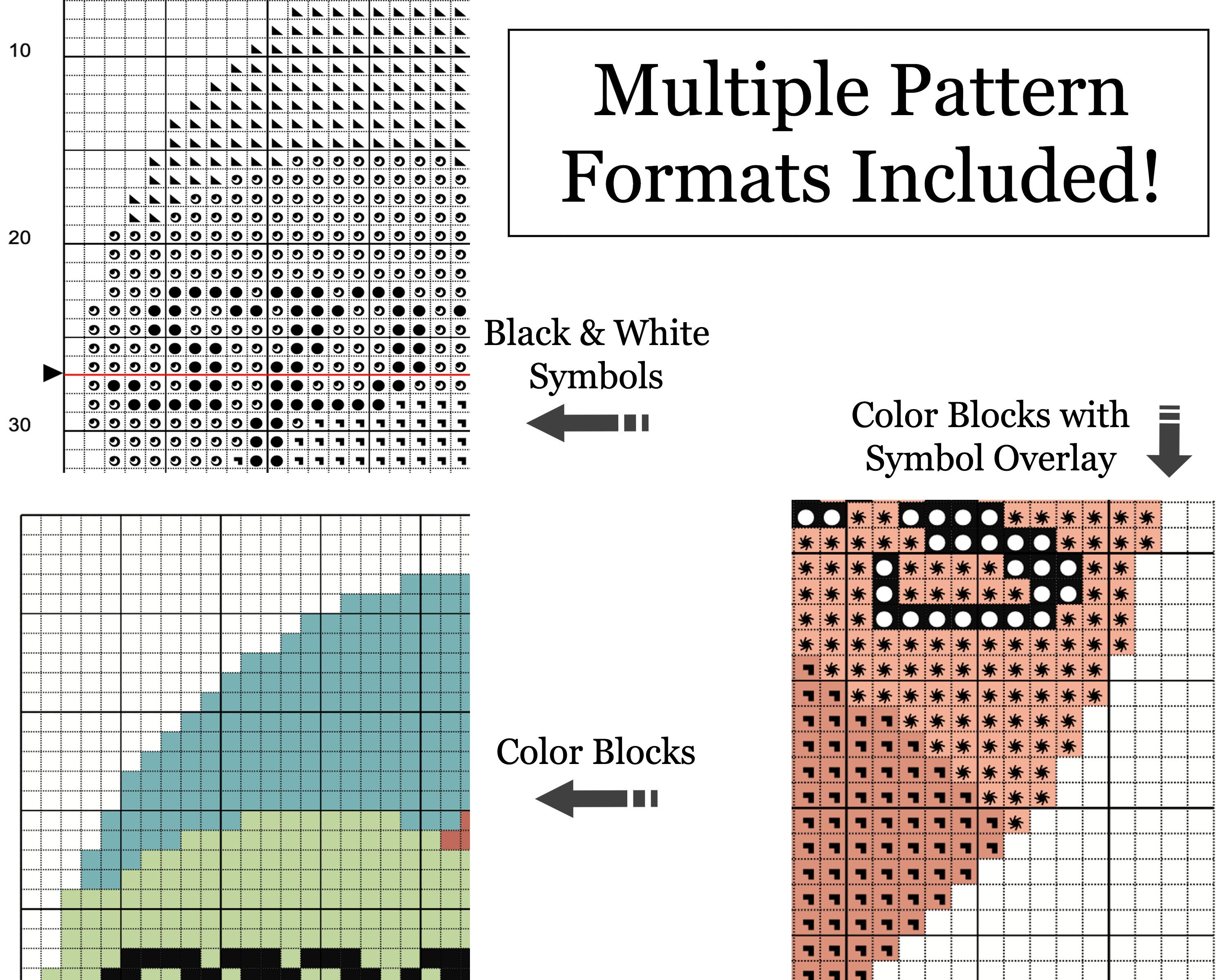 Feliz Navidad Cross Stitch Pattern | Instant Download PDF | Spanish ...