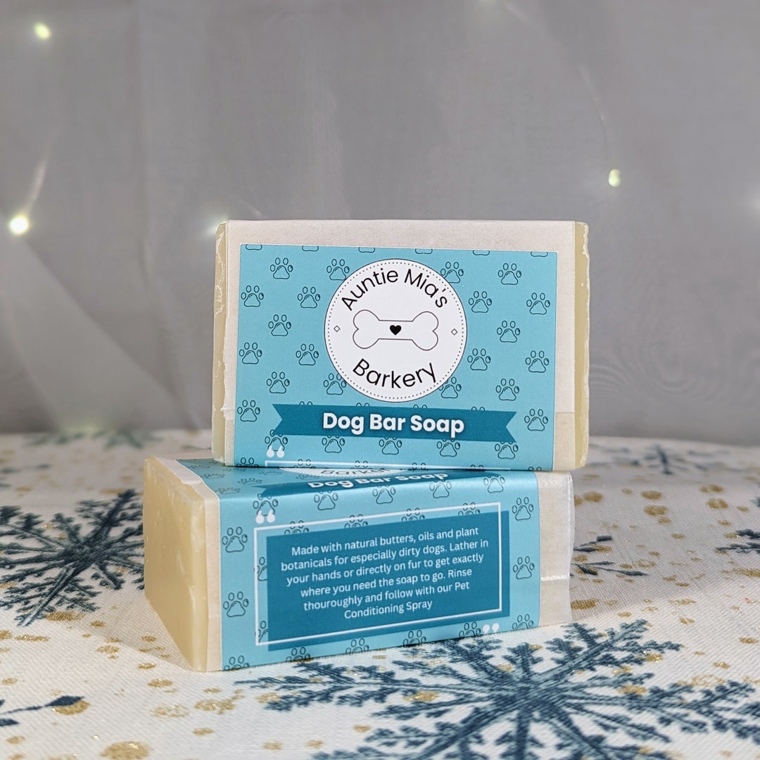 Dog Shampoo Bar Natural Soap for Dogs Skincare for Dogs Essential Oil ...