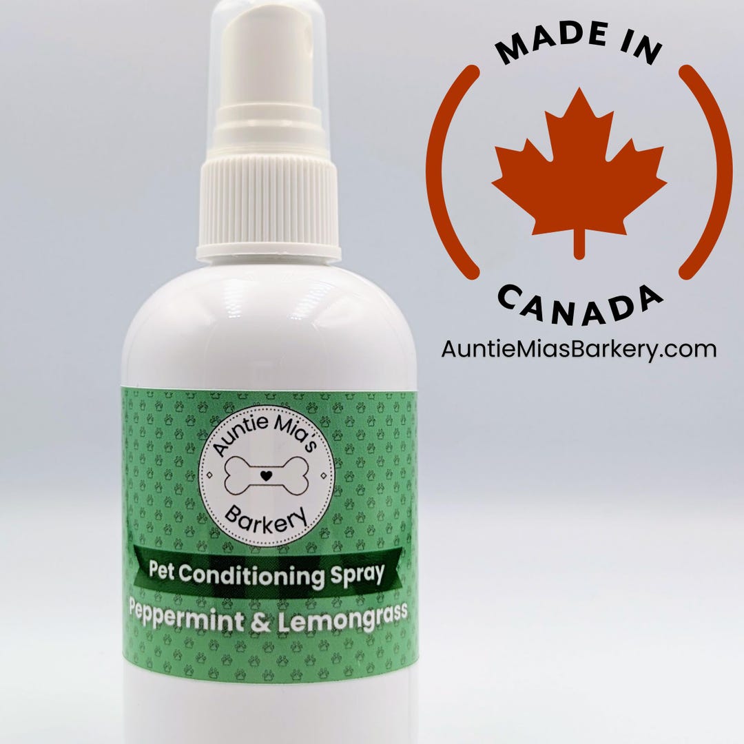 Dog Conditioning Spray | Peppermint & Lemongrass | Dog Leave-in ...