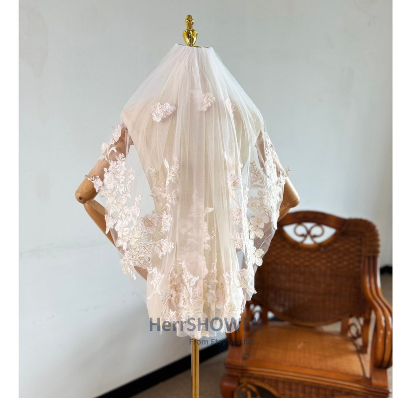 Champagne Veil - Etsy