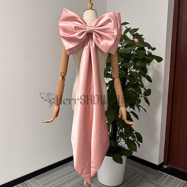 Large Pink Bow - Etsy