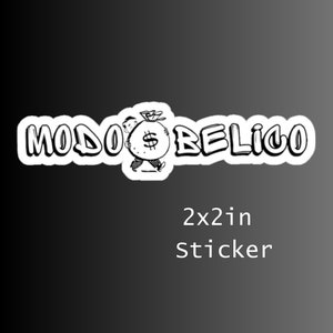 Modo Belico Sticker Moda Sinaloa Corridos Tumbados Belico Sticker ...