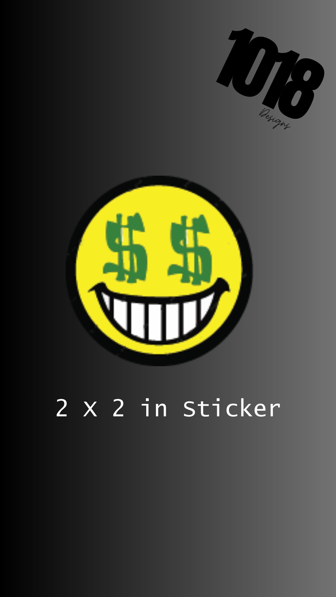 Happy Face Sticker Money Sign Sticker Belicon Sticker - Etsy