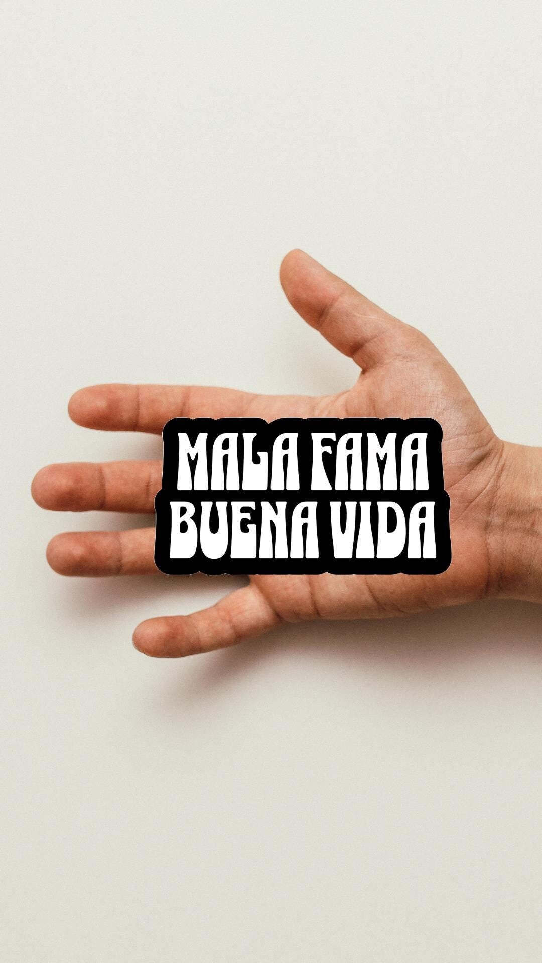 Mala Fama Sticker Hard Hat Sticker Die Cut Sticker Water Bottle Sticker ...