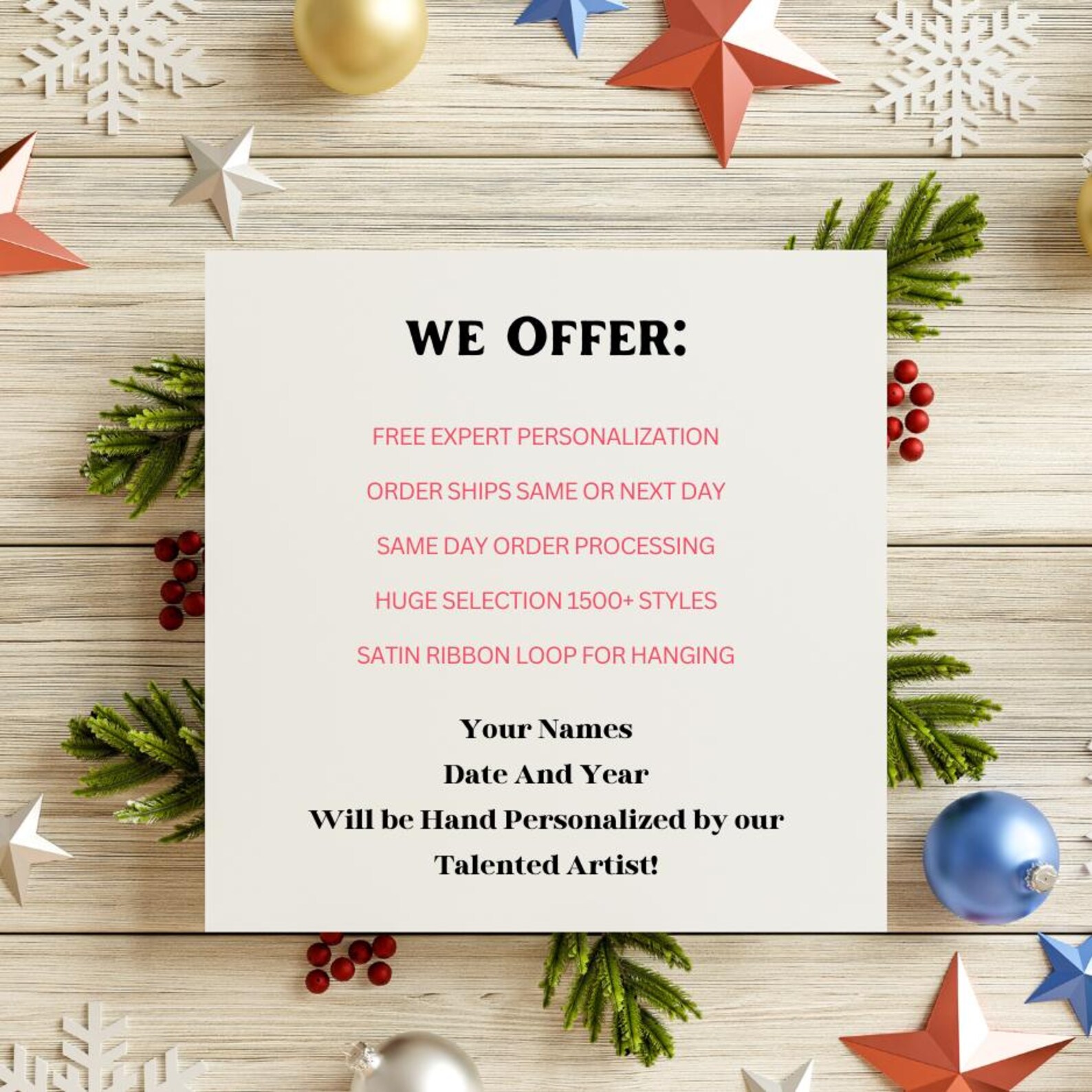 SHE SAID YES Engagement Ring Personalized Christmas Ornament Christmas ...