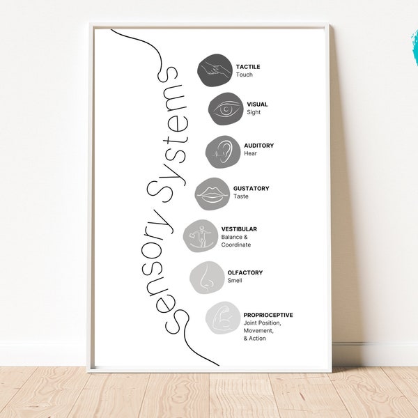 Sensory Integration Poster - Etsy