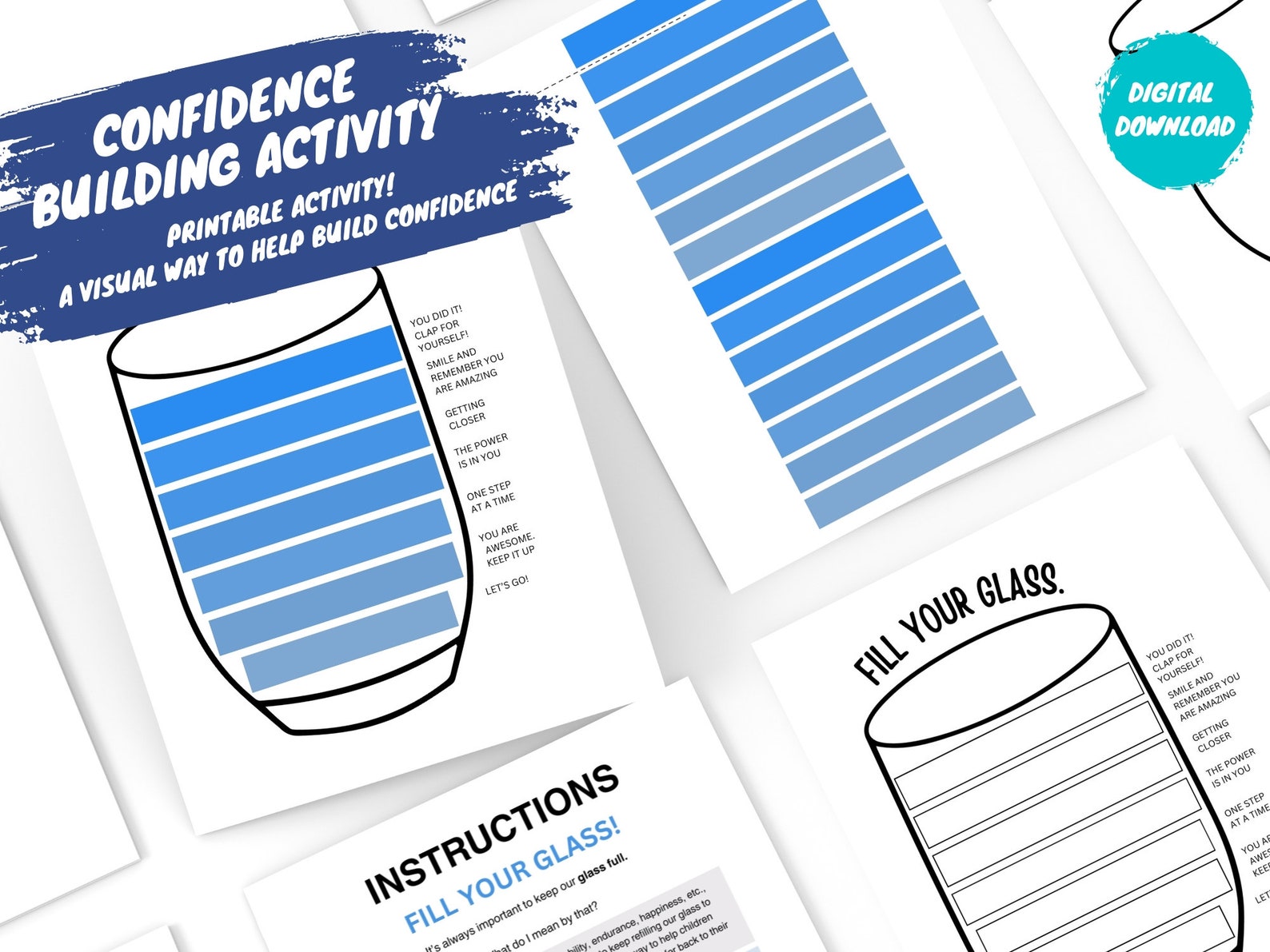 Confidence Building Activity, Kids Self-esteem Resources, Therapy ...