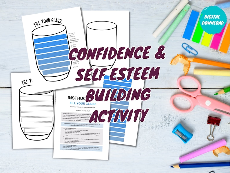 Confidence Building Activity, Kids Self-esteem Resources, Therapy ...