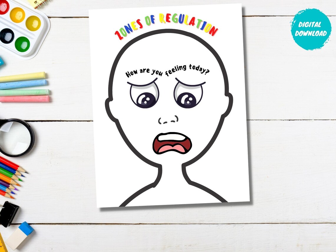 Zones of Regulation Activity: Emotions Sorting for OT, Classroom ...