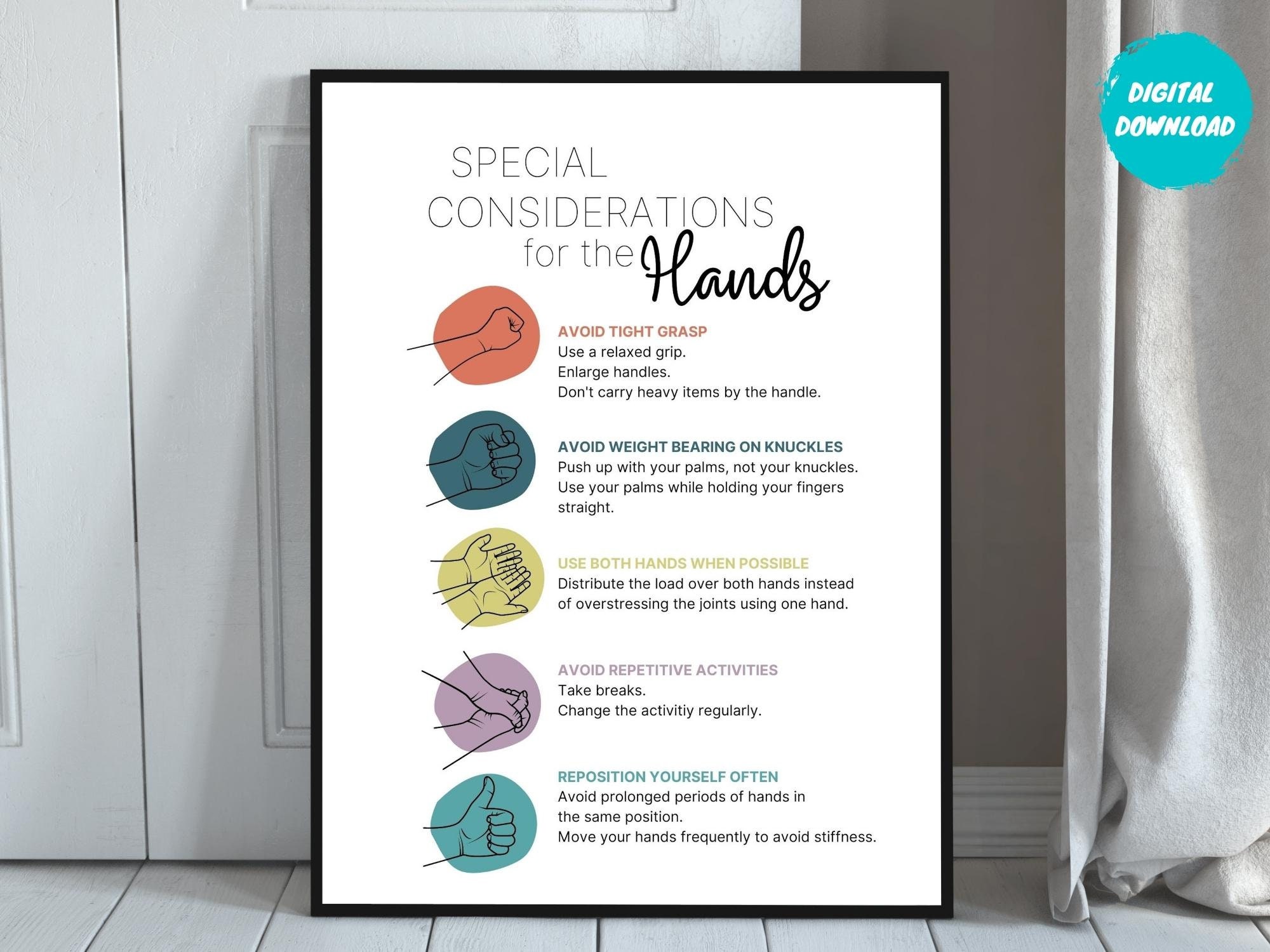 CHT Poster CHT Office Decor Hand Therapy Office Decor OT - Etsy