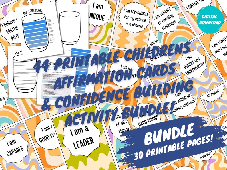 44 Printable Children's Affirmation Cards, Positive Affirmations for ...