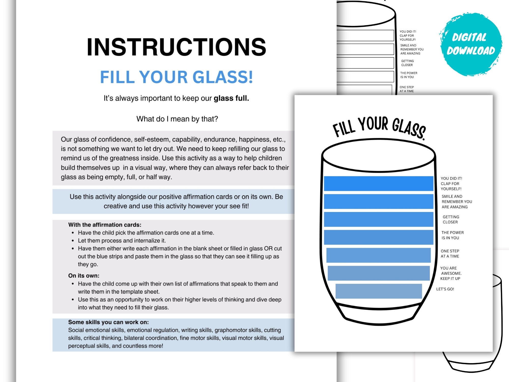 Confidence Building Activity, Kids Self-esteem Resources, Therapy ...