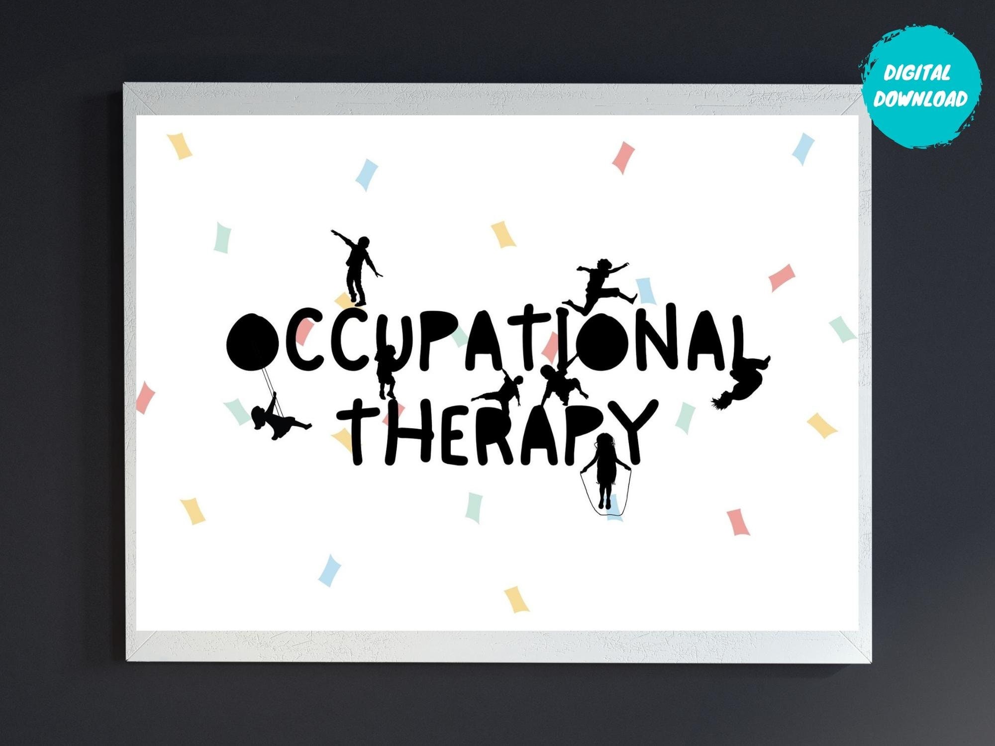 Pediatric Occupational Therapy Welcome Sign: OT Sensory Gym Decor ...