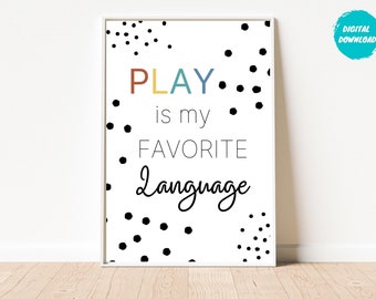 Play is My Favorite Language - Etsy