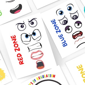 Zones of Regulation Activity: Emotions Sorting for OT, Classroom ...