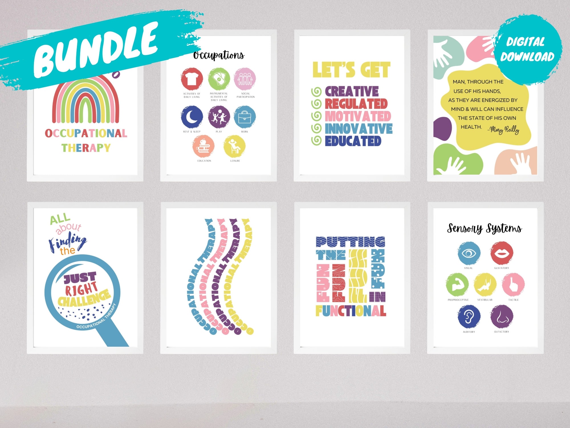 Welcome to OT, Occupational Therapy Office Bundle, Occupational Therapy ...