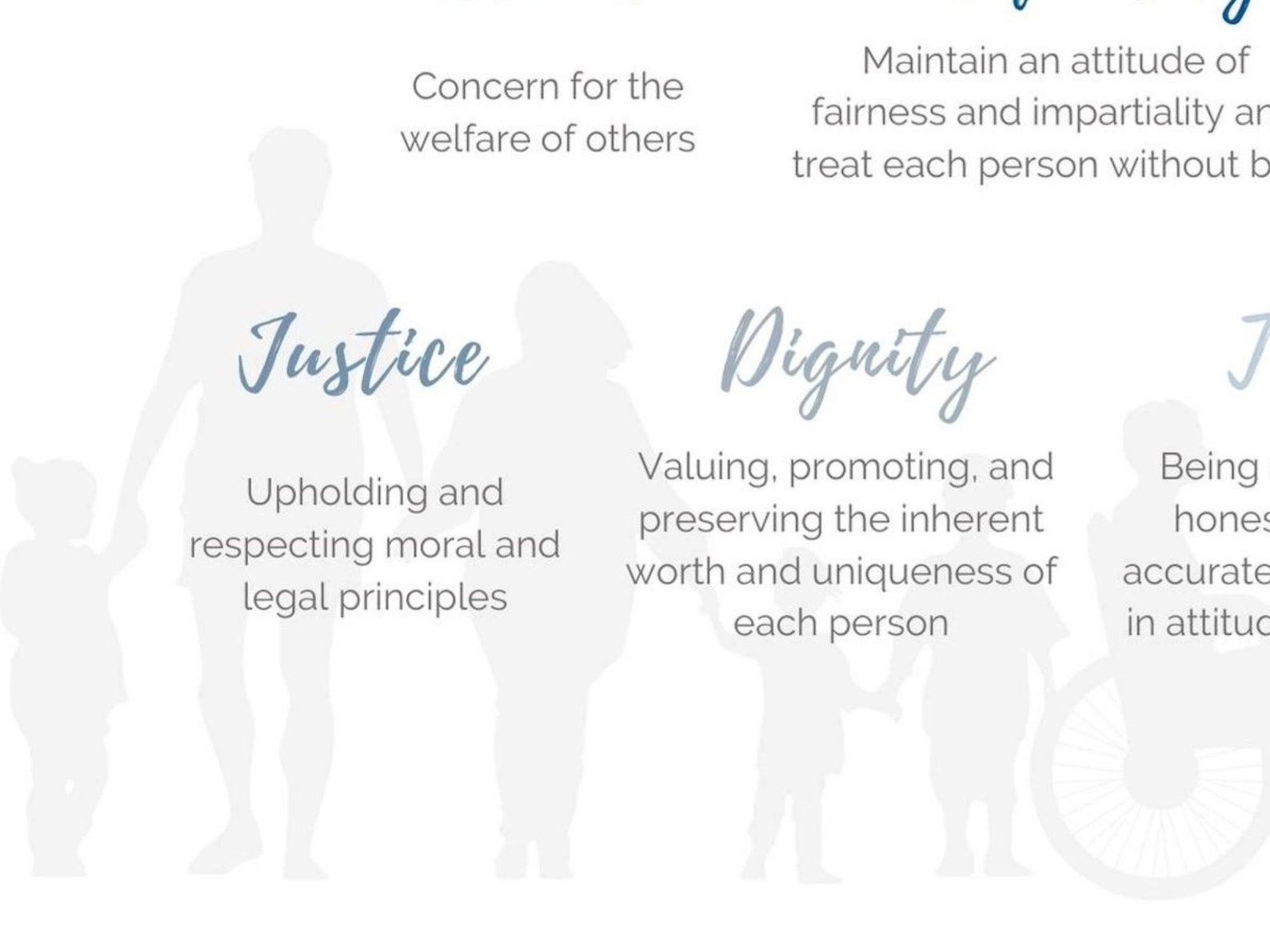 OT Core Values Poster, Occupational Therapy Values and Principles, OT ...