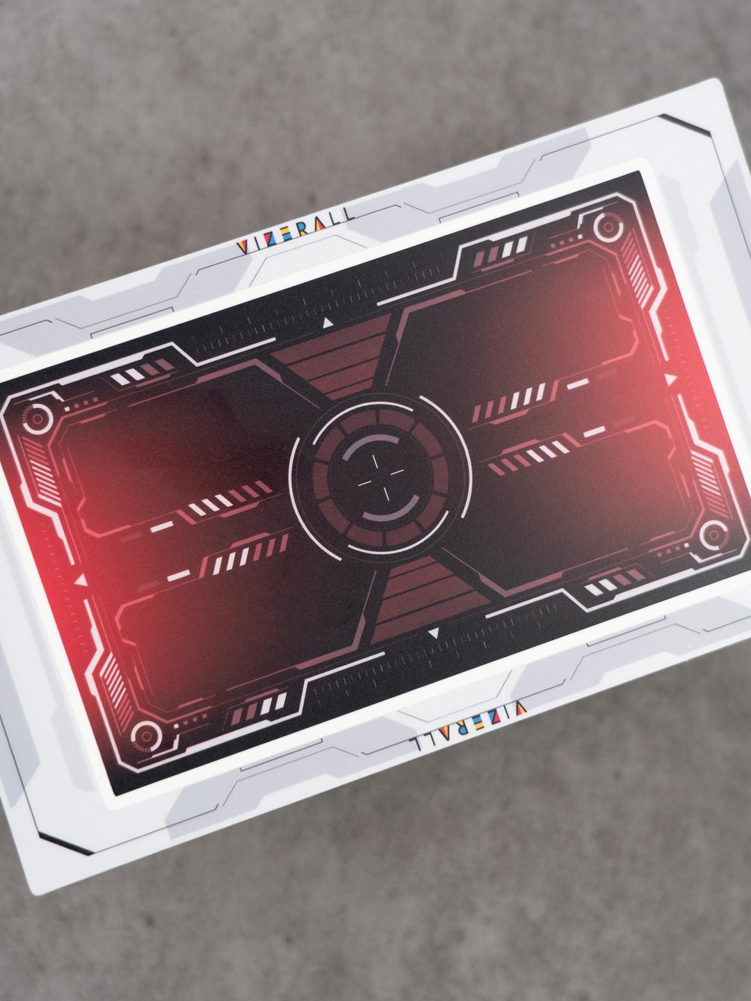 HUD Vinyl Sticker | Red | Sci-fi Interface Screen View | 3x5" | Glossy ...