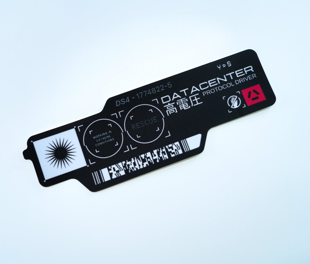 Cyberpunk Datacenter Tech Cool Vinyl Sticker - Etsy
