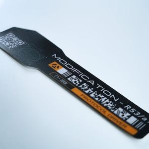 Futuristic Cyberpunk Vinyl Sticker With Cool Tech Modification Design ...