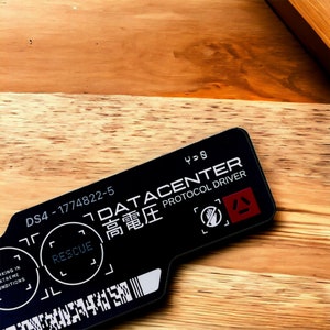 Cyberpunk Datacenter Tech Cool Vinyl Sticker - Etsy