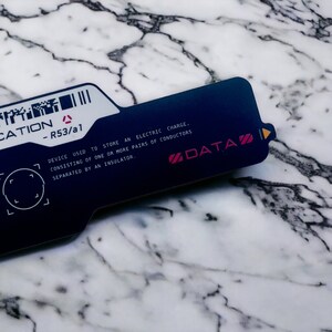 Futuristic Cyberpunk Vinyl Sticker With Cool Tech Modification Design ...