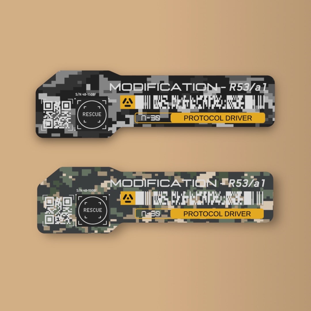 Futuristic Cyberpunk Vinyl Sticker With Cool Tech Modification - Etsy