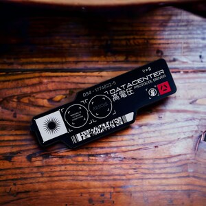Cyberpunk Datacenter Tech Cool Vinyl Sticker - Etsy