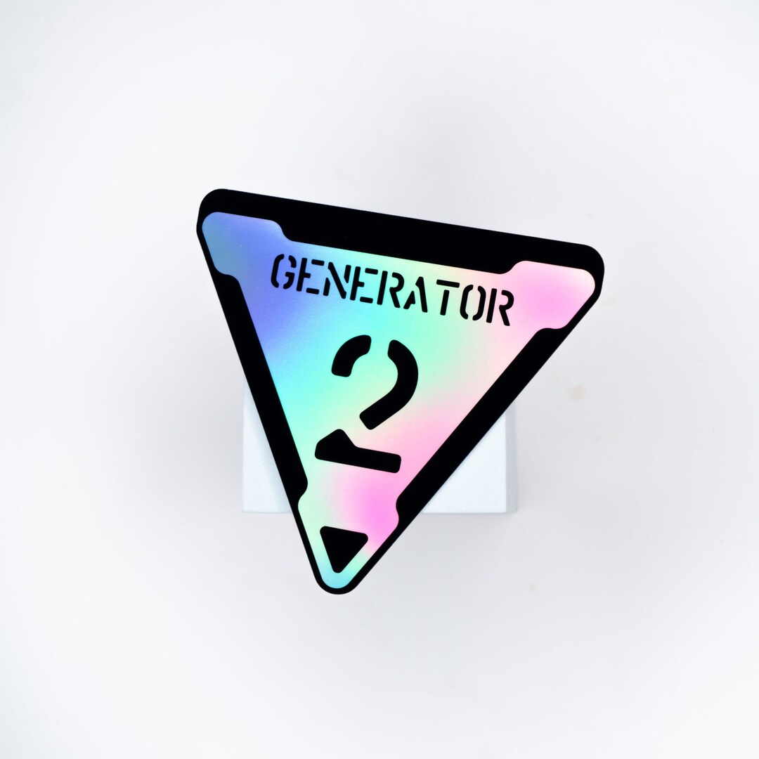 Holographic Vinyl Sticker: Generator 2 - Glossy/matte, Uv-protected (4 ...