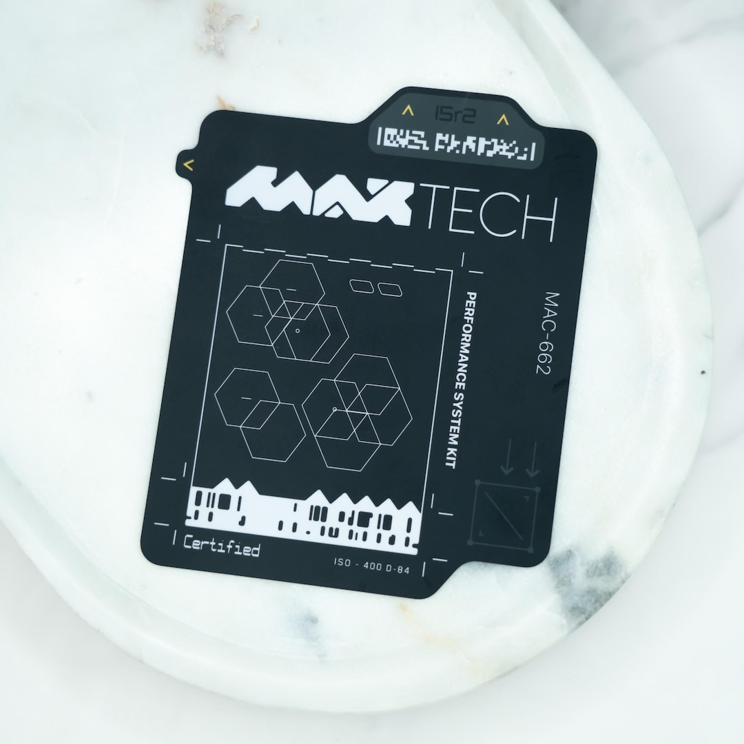 Cyberpunk Vinyl Sticker Maxtech Performance System Kit | Premium MAC ...