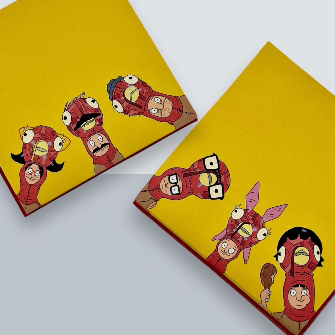 Bob's Burgers Sticky Notes: Quirky Turkey Design, 3x3 Super Sticky Pad ...
