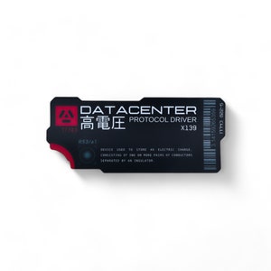 Futuristic Cyberpunk Vinyl Sticker With Cool Datacenter Protocol Design ...