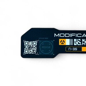 Futuristic Cyberpunk Vinyl Sticker With Cool Tech Modification Design ...