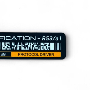Futuristic Cyberpunk Vinyl Sticker With Cool Tech Modification Design ...