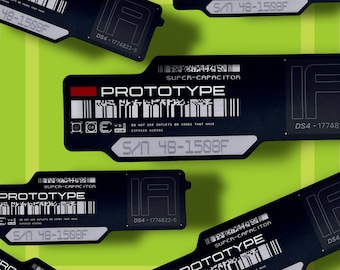 Cyberpunk Prototype Tech Futuristic Cool Vinyl Sticker - Etsy